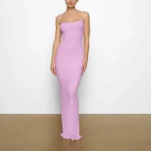 SKIMS SKIMS Soft Lounge Long Slip Dress Petal