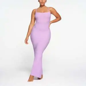 SKIMS SKIMS Soft Lounge Long Slip Dress Sugar Plum