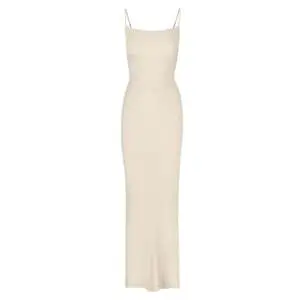 SKIMS SKIMS Soft Lounge Long Slip Dress Taupe