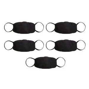 SKIMS Seamless Face Mask 5 Pack | Black