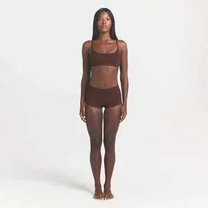 SKIMS Scoop Bralette Cocoa