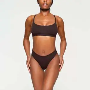 SKIMS Scoop Bralette | Medium Neutral | 2xs | Fits Everybody Espresso