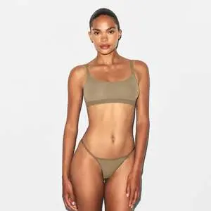 SKIMS Scoop Bralette | Medium Neutral | 2xs | Fits Everybody Truffle