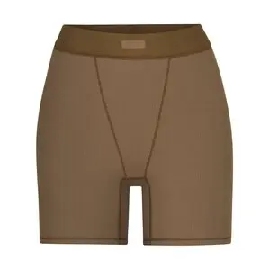 SKIMS Boxer | Light Neutral | 2xs | Soft Lounge Army