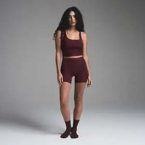 SKIMS Boxer | Light Neutral | 2xs | Soft Lounge Bordeaux