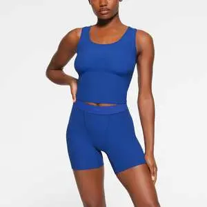 SKIMS Boxer | Light Neutral | 2xs | Soft Lounge Cobalt