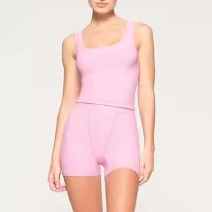 SKIMS Boxer | Light Neutral | 2xs | Soft Lounge Cotton Candy