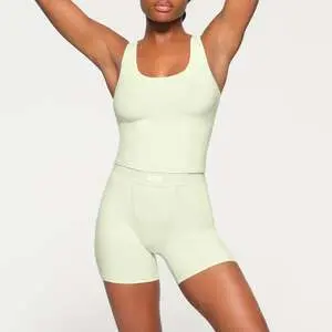 SKIMS Boxer | Light Neutral | 2xs | Soft Lounge Honeydew