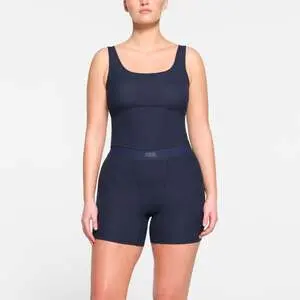 SKIMS Boxer | Light Neutral | 2xs | Soft Lounge Navy