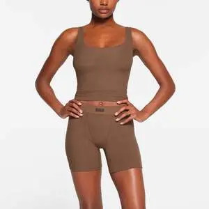 SKIMS Boxer | Light Neutral | 2xs | Soft Lounge Oxide