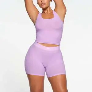 SKIMS Boxer | Light Neutral | 2xs | Soft Lounge Sugar Plum
