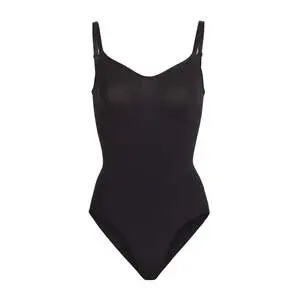 SKIMS Sculpting Bodysuit W. Snaps Shapewear Black