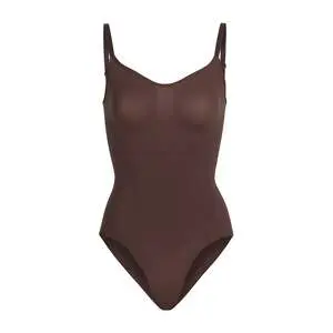 SKIMS Sculpting Bodysuit W. Snaps Shapewear Brown