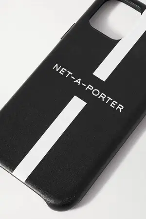 Net-a-porter The Daily Edited Printed Leather Iphone 11 Case