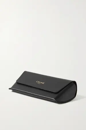 Celine Triomphe Oval Sunglasses - Black
