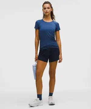 Lululemon Swiftly Tech Short-sleeve Shirt 2.0 - Blue Twill