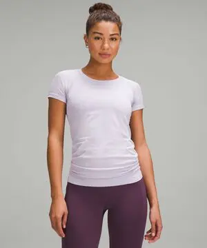 Lululemon Swiftly Tech Short-Sleeve Shirt 2.0 Lilac Ether/lilac Ether