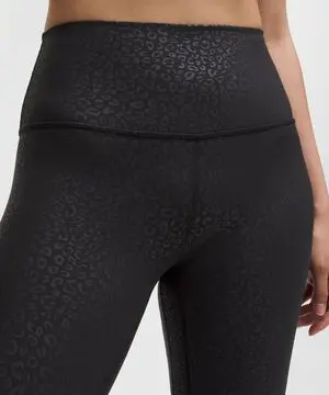 Lululemon High-rise Pant 28 - Leopardo Shift Micro Emboss Black