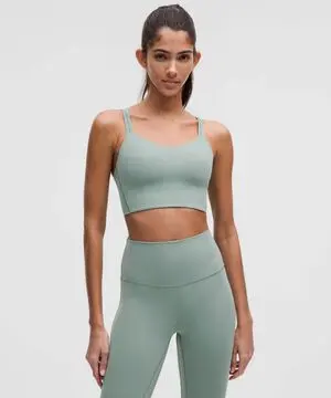 Lululemon Like A Cloud Longline Bra Crater Blue