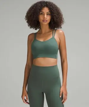 Lululemon Like A Cloud Longline Bra Dark Forest
