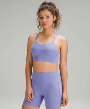 Lululemon Like A Cloud Longline Bra Dark Lavender