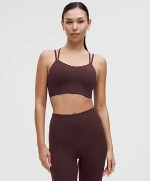 Lululemon Like A Cloud Longline Bra Goodnight Plum
