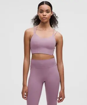 Lululemon Like A Cloud Longline Bra Lavender Lux
