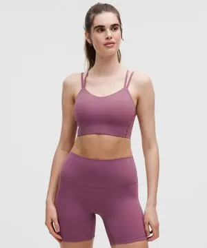 Lululemon Like A Cloud Longline Bra Mystic