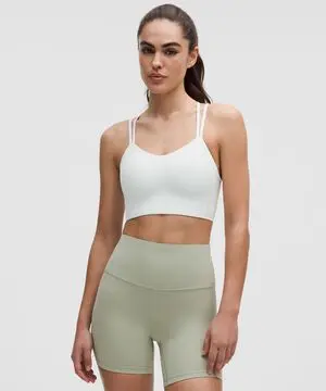 Lululemon Lululemon Like A Cloud Longline Bra Ocean Air