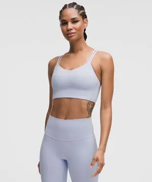 Lululemon Like A Cloud Longline Bra Serene Blue