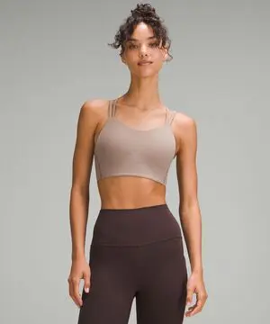 Lululemon Like A Cloud Longline Bra Taupetastic