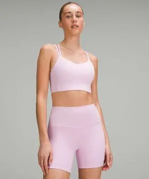 Lululemon Like A Cloud Longline Bra Vitapink