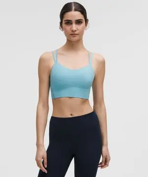 Lululemon Lululemon Like A Cloud Longline Bra Washed Blue