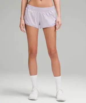 Lululemon Hotty Hot Low-Rise Lined Short 2.5" Lilac Ether