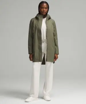 Lululemon Rain Rebel Jacket Medium Olive