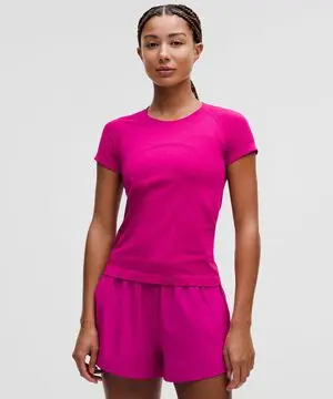 Lululemon Swiftly Tech Short-Sleeve Shirt 2.0 Ripened Raspberry/ripened Raspberry