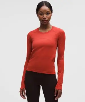 Lululemon Swiftly Tech Long-Sleeve Shirt 2.0 Dare Devil/dare Devil