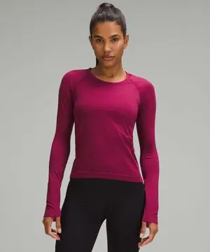 Lululemon Swiftly Tech Long-Sleeve Shirt 2.0 Deep Luxe/deep Luxe