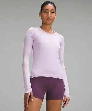 Lululemon Swiftly Tech Long-Sleeve Shirt 2.0 Lilac Ether/lilac Ether