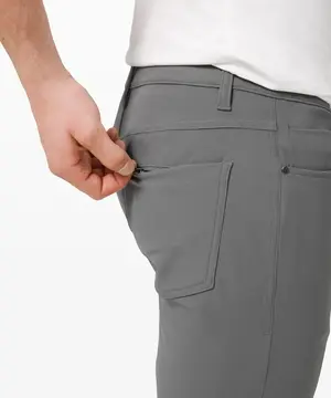Lululemon ABC Slim-Fit 5 Pocket 37L Pant Grey