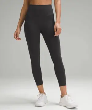Lululemon Wunder Train High-Rise Crop 23" Graphite Grey
