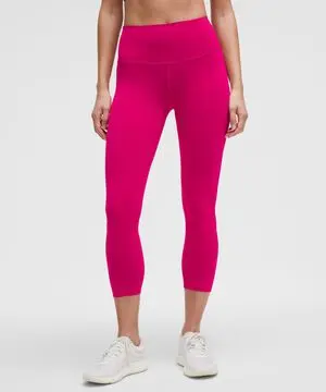 Lululemon Wunder Train High-Rise Crop 23" Passionate
