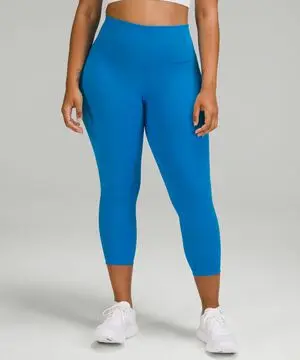 Lululemon Wunder Train High-Rise Crop 23" Poolside