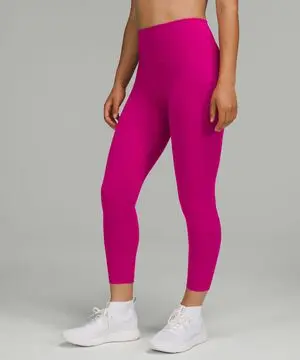Lululemon Wunder Train High-Rise Crop 23" Ripened Raspberry