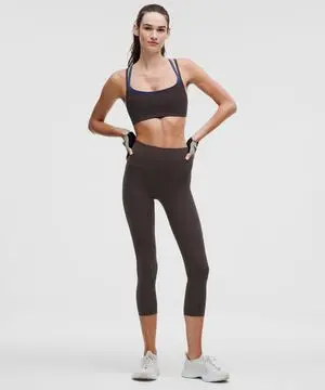 Lululemon Wunder Train High-Rise Crop 23" Sequoia
