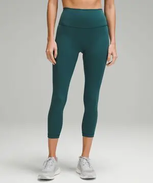 Lululemon Wunder Train High-Rise Crop 23" Storm Teal
