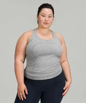 Lululemon Swiftly Tech Racerback Tank Top 2.0 - Slate/white