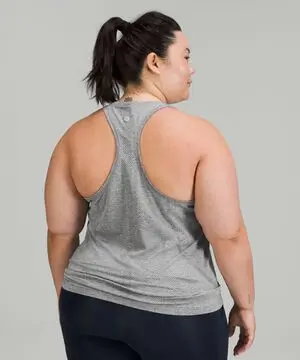 Lululemon Swiftly Tech Racerback Tank Top 2.0 - Slate/white