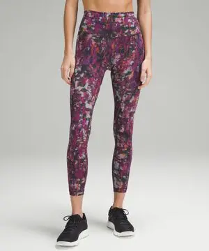Lululemon Wunder Train High-rise Tight 25" Cinder Flash Multi