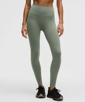 Lululemon Wunder Train Tight - Willow Leaf